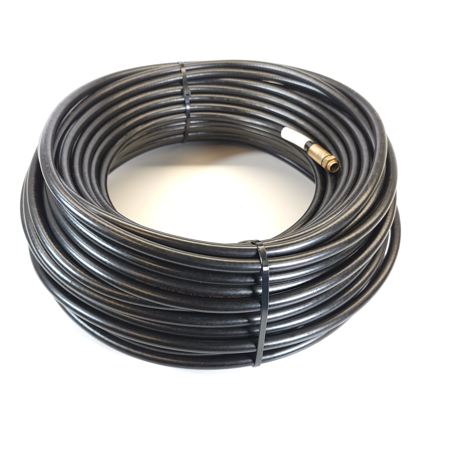 Belden 8213 RG11/U Coaxial Cable w/ F-Type Male Connectors - 150ft ...