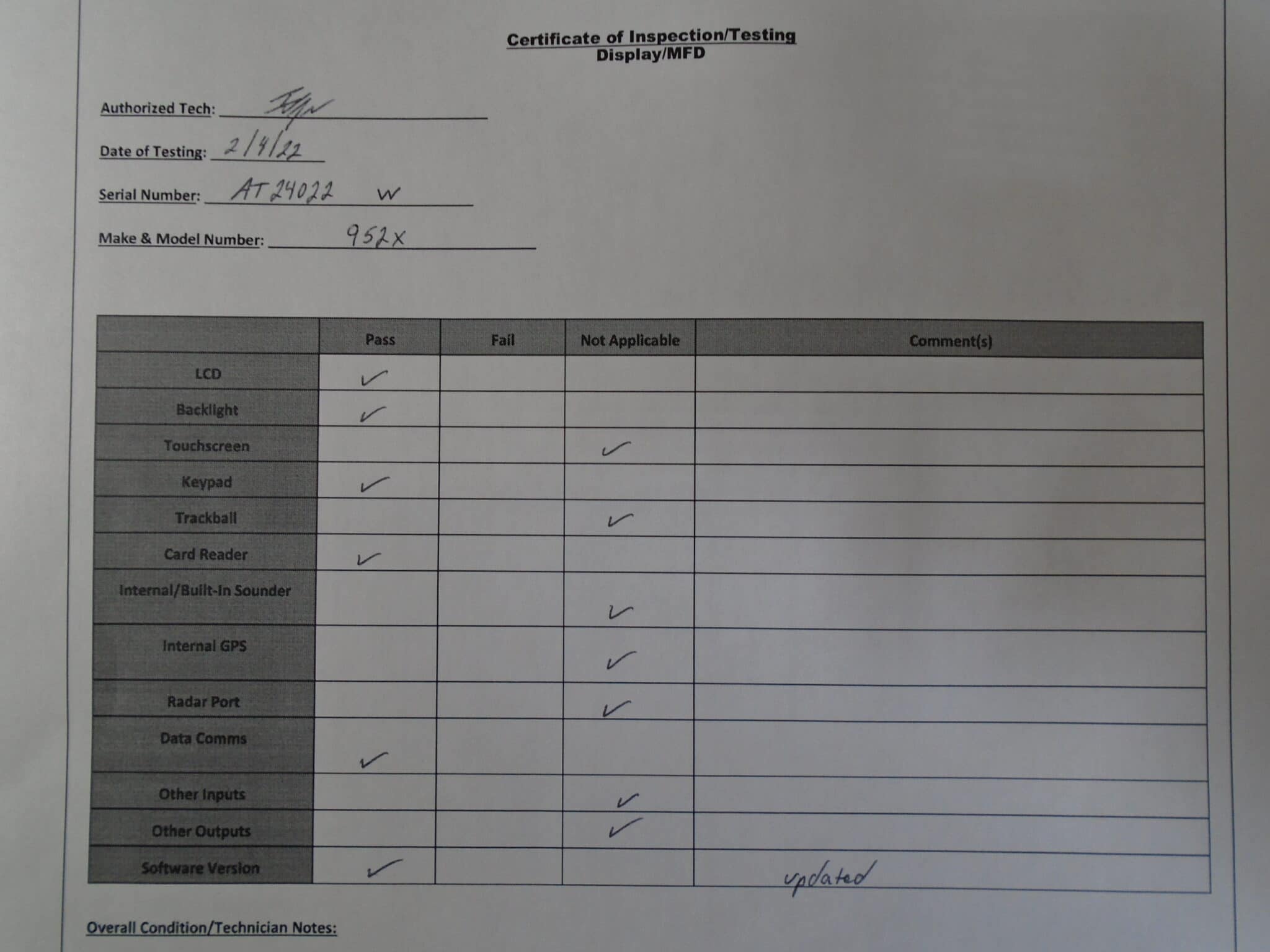 Northstar 952X WAAS Plotter Navigator Color Display With Cover NEW ...