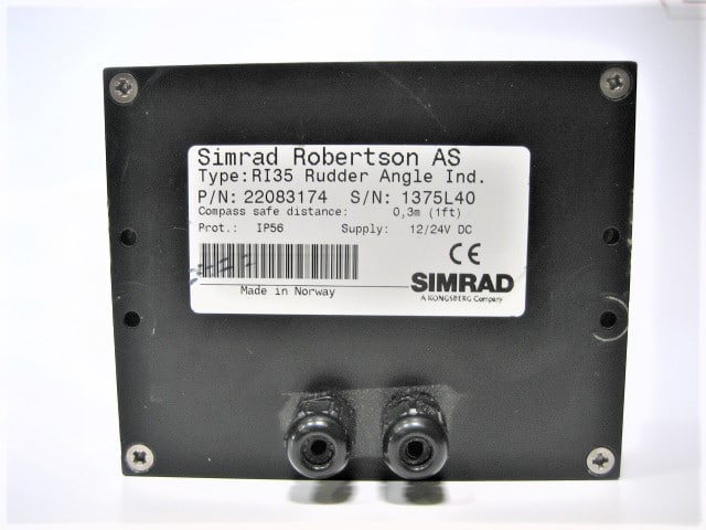 Simrad Robertson - Rudder Indicator RI35 - Great Condition - PN22083174 ...