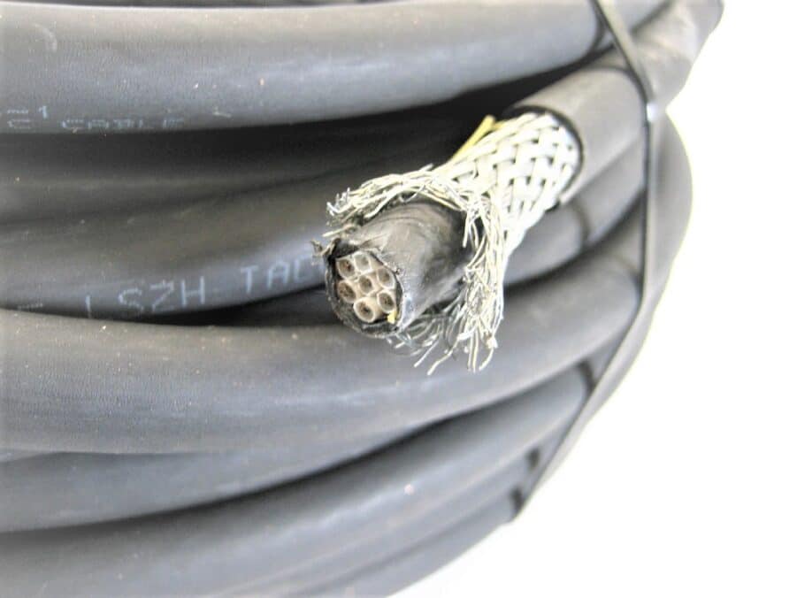 112Ft Tricab CBL-7CO-LSM 18AWG 7 Cond 18/7 Tinned Copper Shielded Cable ...