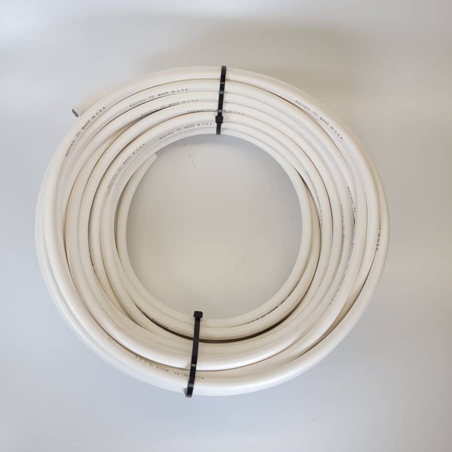 RG214/U RG-214/U Tinned Copper Double Shield Coax Cable MADE IN USA ...