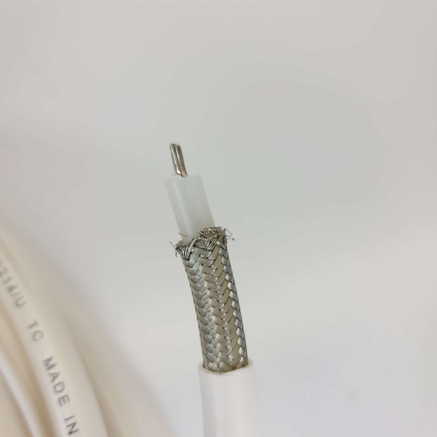 RG214/U RG-214/U Tinned Copper Double Shield Coax Cable MADE IN USA - 100ft - Max Marine Electronics