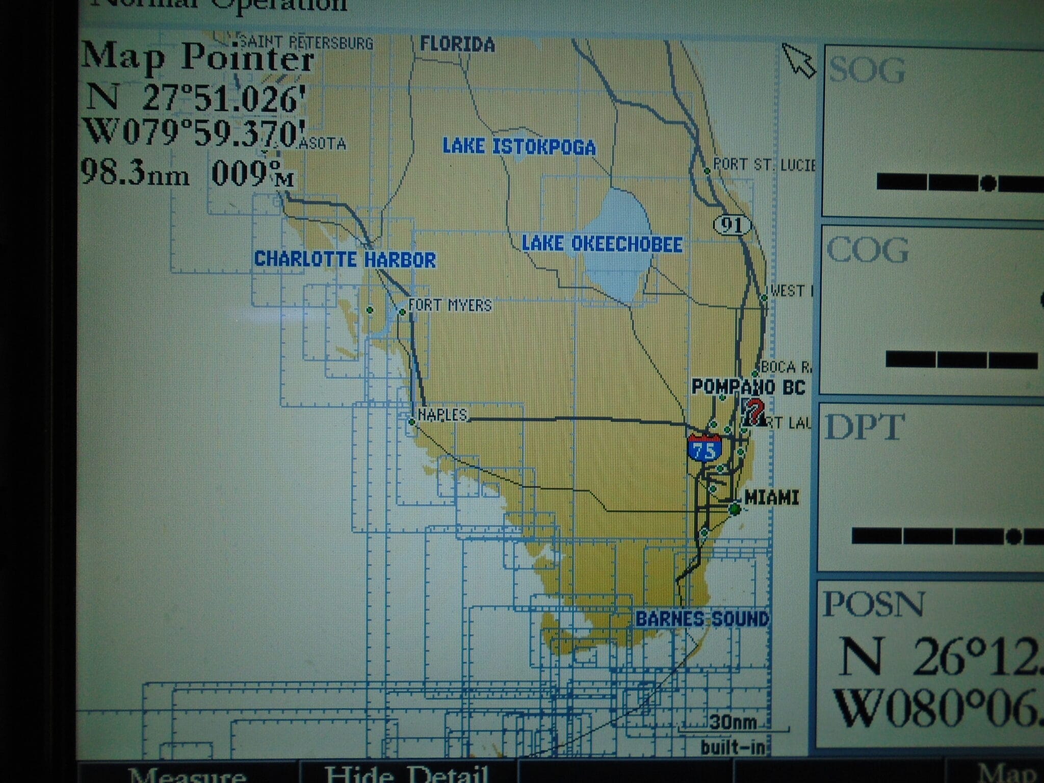 Garmin Blue Chart Southwest Florida - MUS011R JUL 05 - Great Condition ...