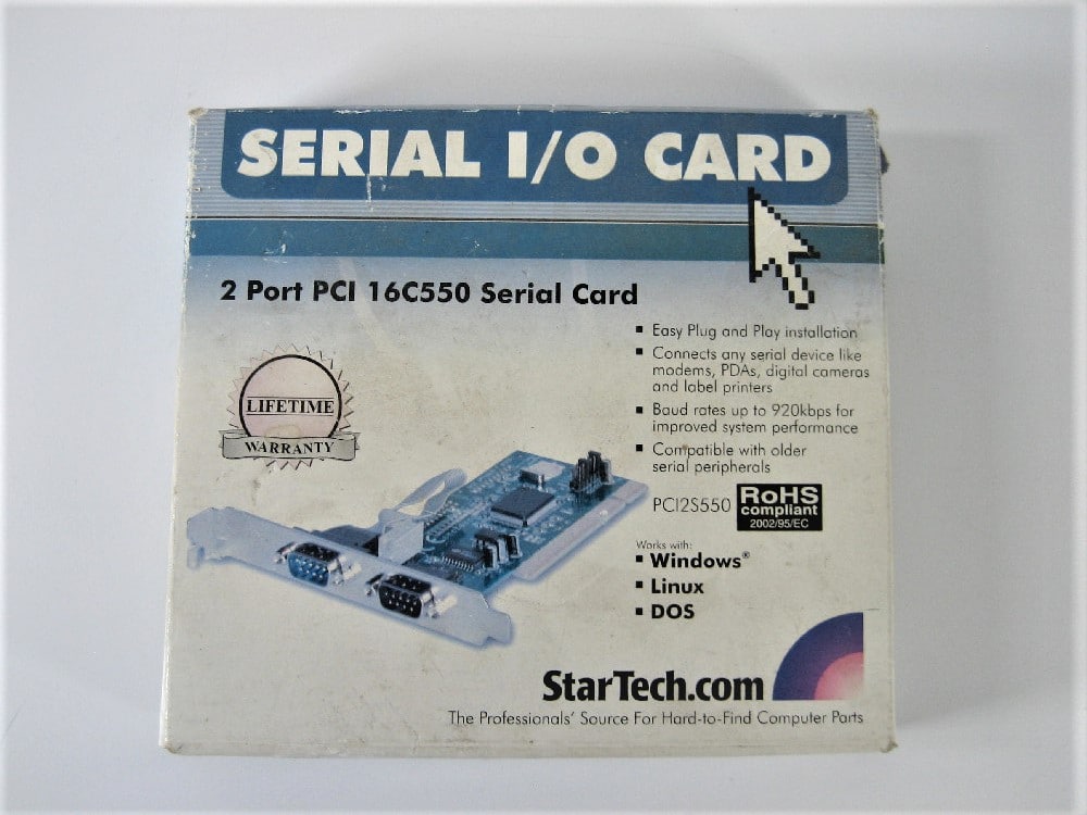 StarTech Serial I/O Card - 2 Port PCI 16C550 Serial Card - PCI2S550 ...