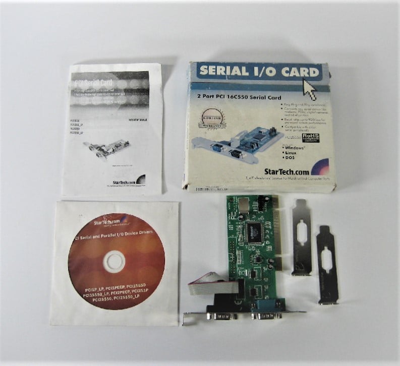 StarTech Serial I/O Card - 2 Port PCI 16C550 Serial Card - PCI2S550 ...