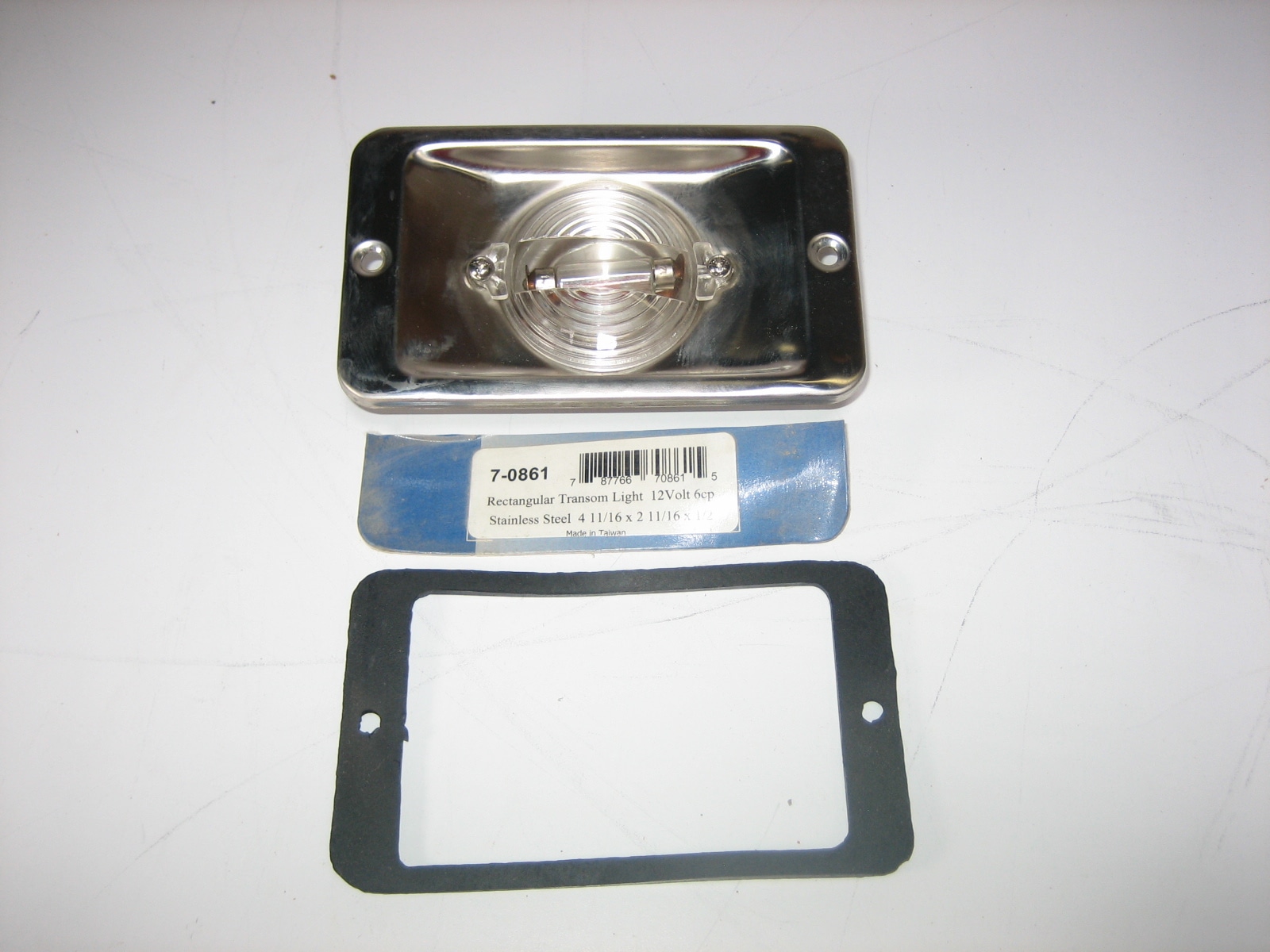 Marpac 7-0861 Boat Transom Light Rectangular Stainless - NEW OPEN BOX ...