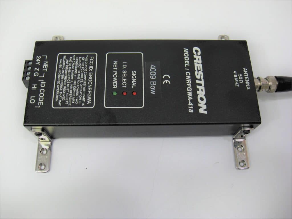 Crestron CNRFGWA-418 Wireless 418Mhz RF Gateway Antenna w Connector ...