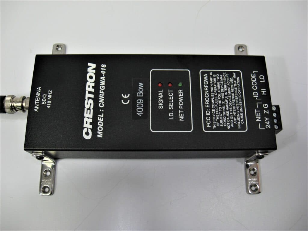 Crestron CNRFGWA-418 Wireless 418Mhz RF Gateway Antenna w Connector ...