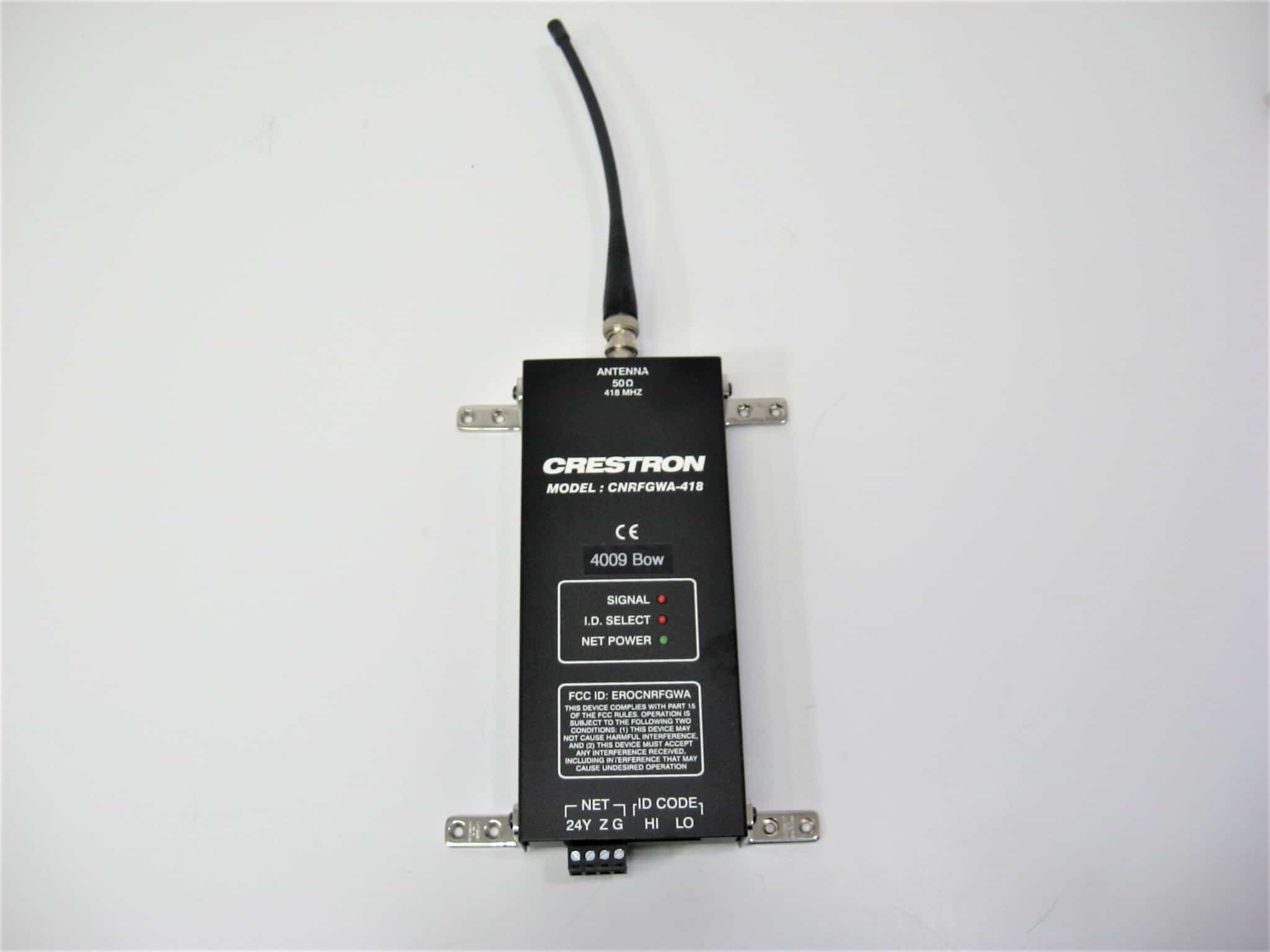 Crestron CNRFGWA-418 Wireless 418Mhz RF Gateway Antenna w Connector ...
