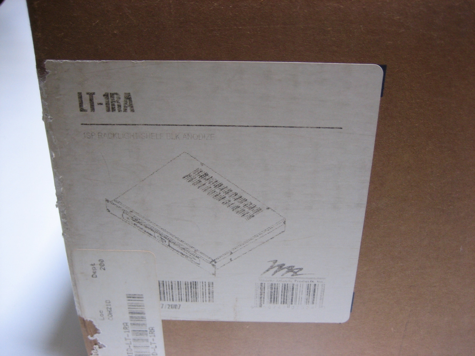 Middle Atlantic LT-1RA *LIT LOGO FRONT* *Dimmable* Rack Mounted Light ...