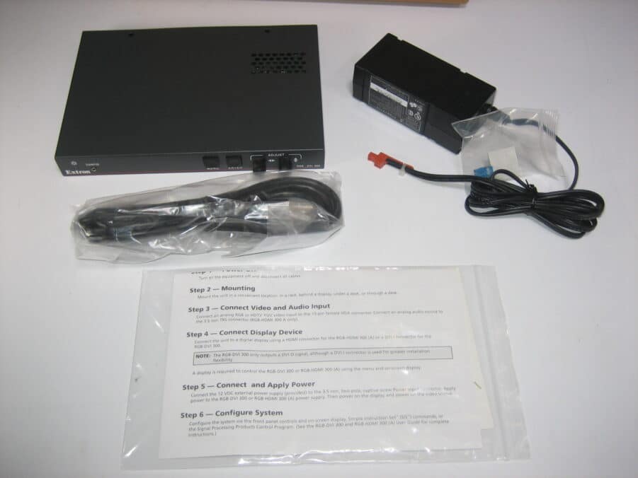 Extron Electronics RGB-DVI 300 RGB & HDTV Component Video Scaler to DVI ...