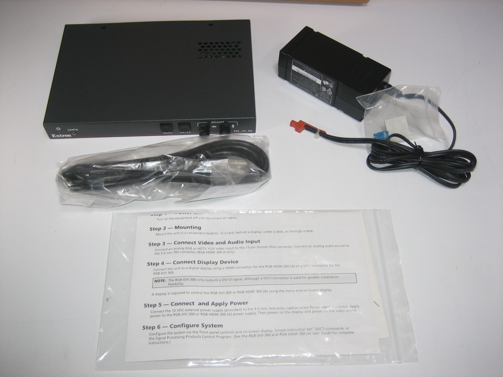 Extron Electronics RGB-DVI 300 RGB & HDTV Component Video Scaler to DVI ...