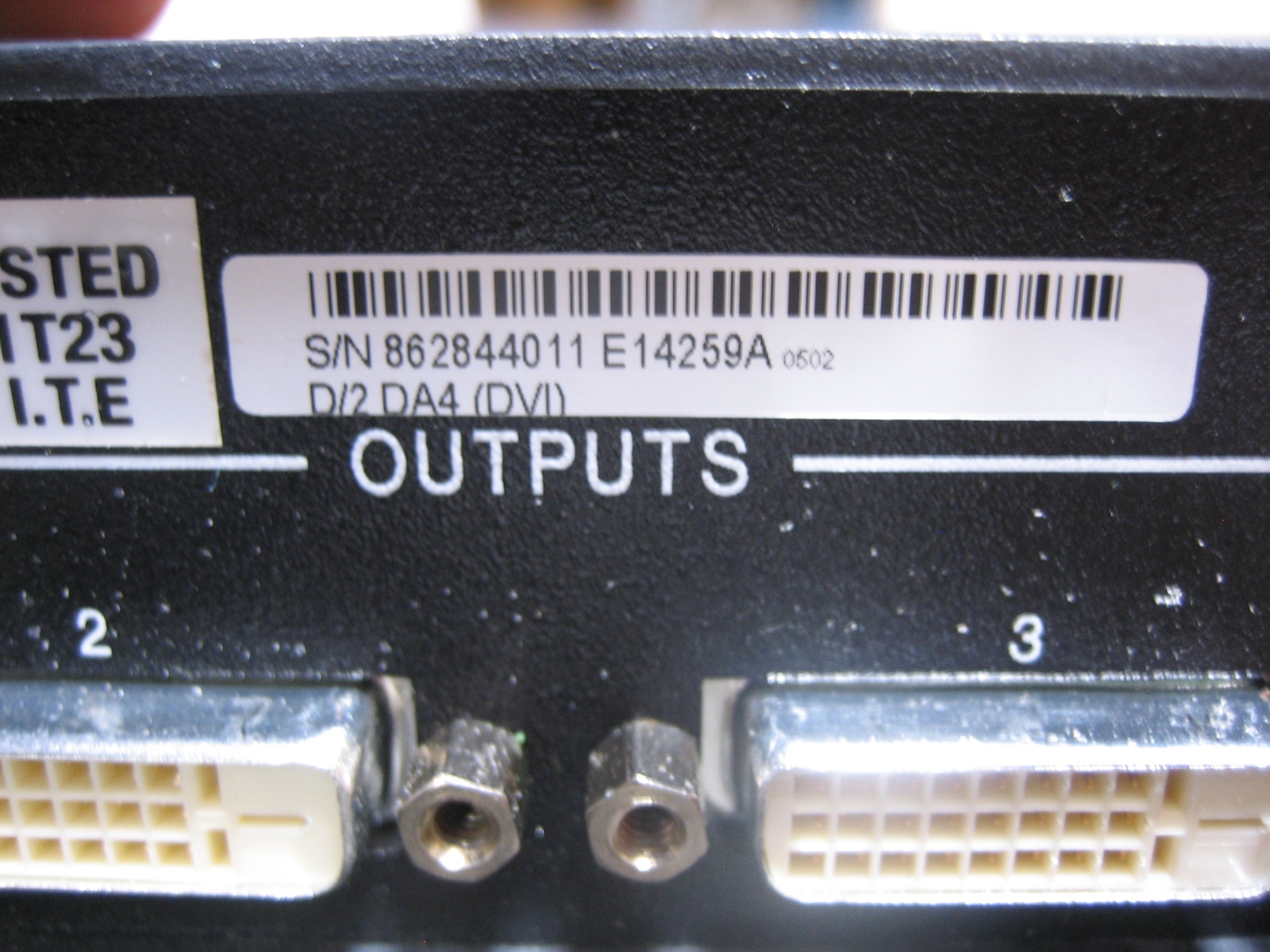 Extron D/2 DA4 (DVI) Four Output DVI Distribution Amplifier - NEW ...