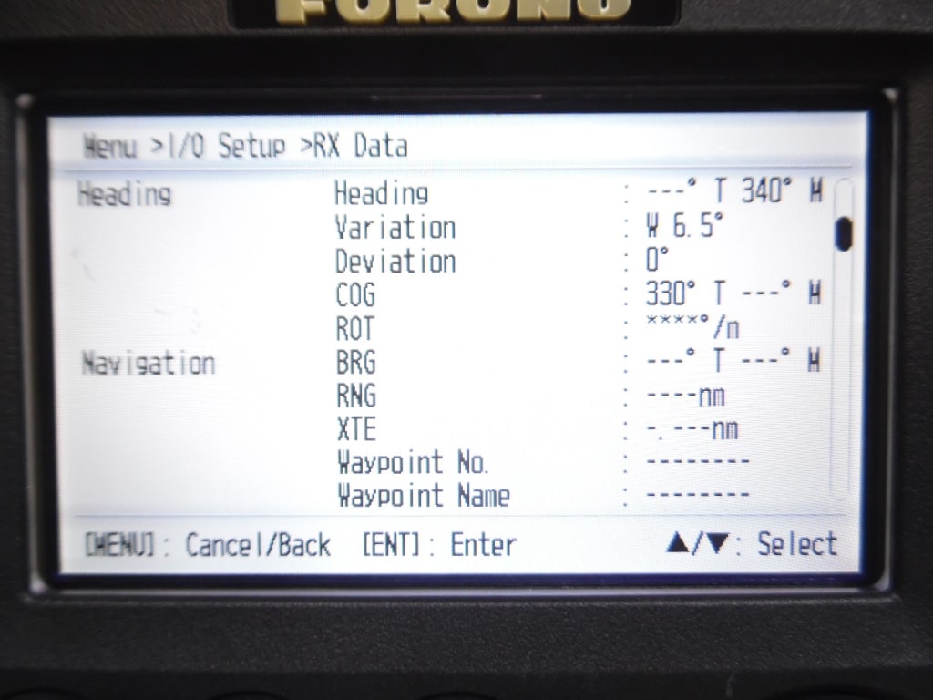 Furuno RD-33 Navigational Data Organizer - Color N2K Data Display ...