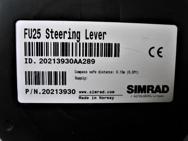 Simrad FU25 Follow Up Steering Lever 20213930 Good Condition - Fully ...