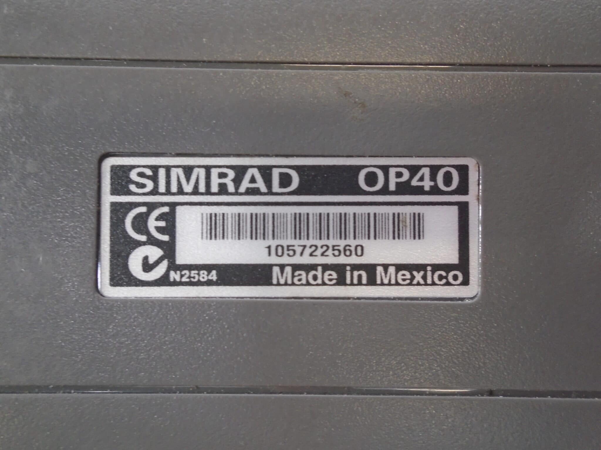 Simrad OP40 - For SIMRAD NSO Processor - Tested Good - (Updated S/W ...