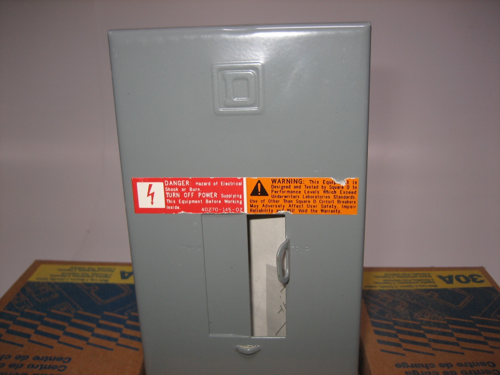 Square D LOT OF 6 Q02L30S 30a amp Load Center - 2 Space 2 Circuit ...