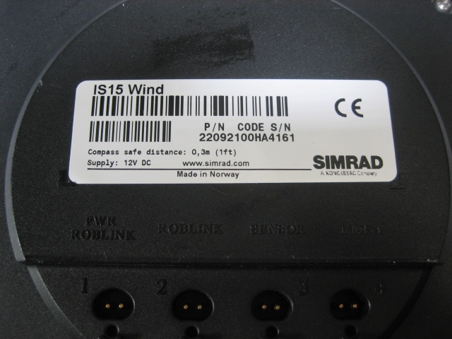 Simrad IS15 Wind Display/22092100 - 90 DAY WARR/Free Shipping! - Max ...