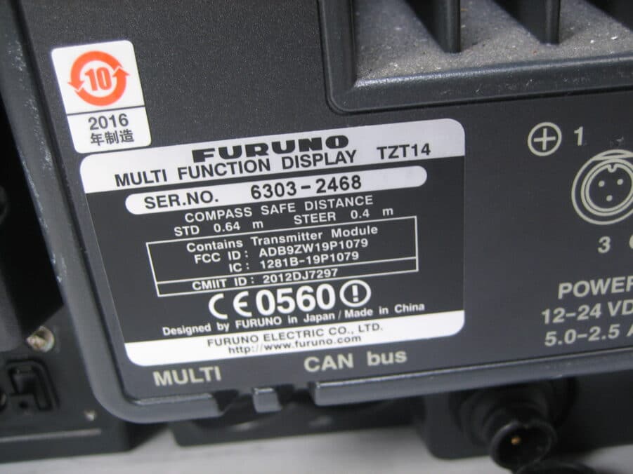 Furuno - TZtouch TZT14 14" MFD Display - Updated - Fully Tested! - Max ...