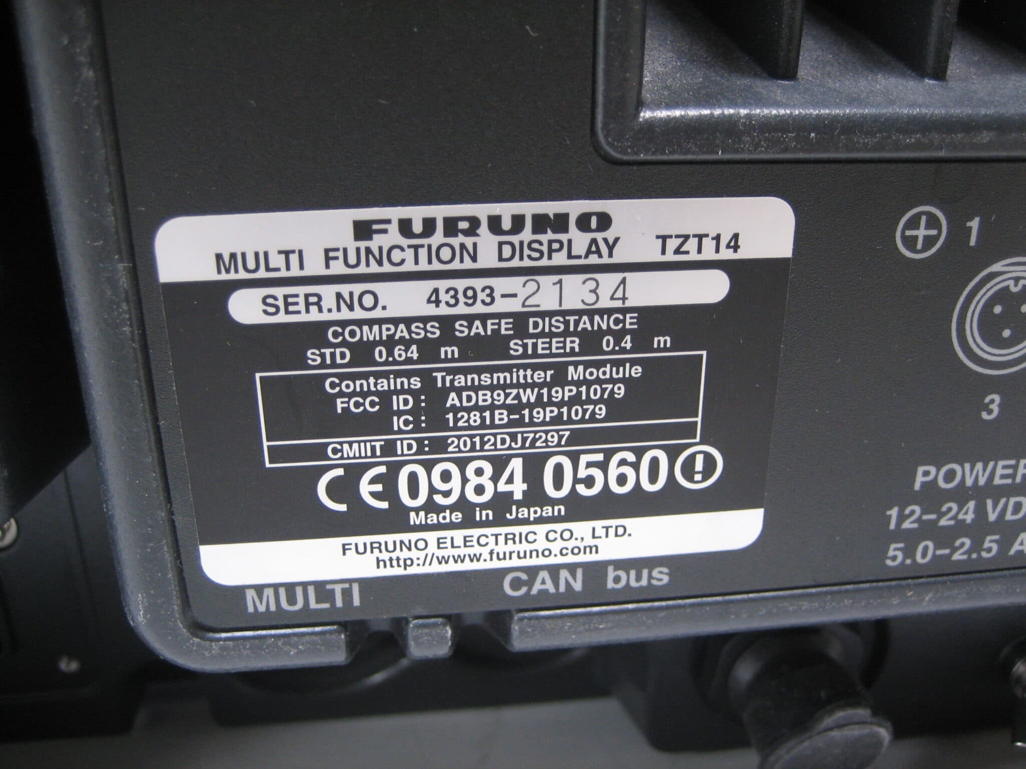 Furuno - TZtouch TZT14 14" MFD Display - Updated - Fully Tested! - Max ...