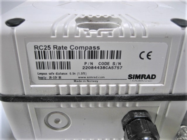Simrad RC25 Rate Compass F/ AP20 AP21 AP22 etc Sub for RFC35R TESTED ...
