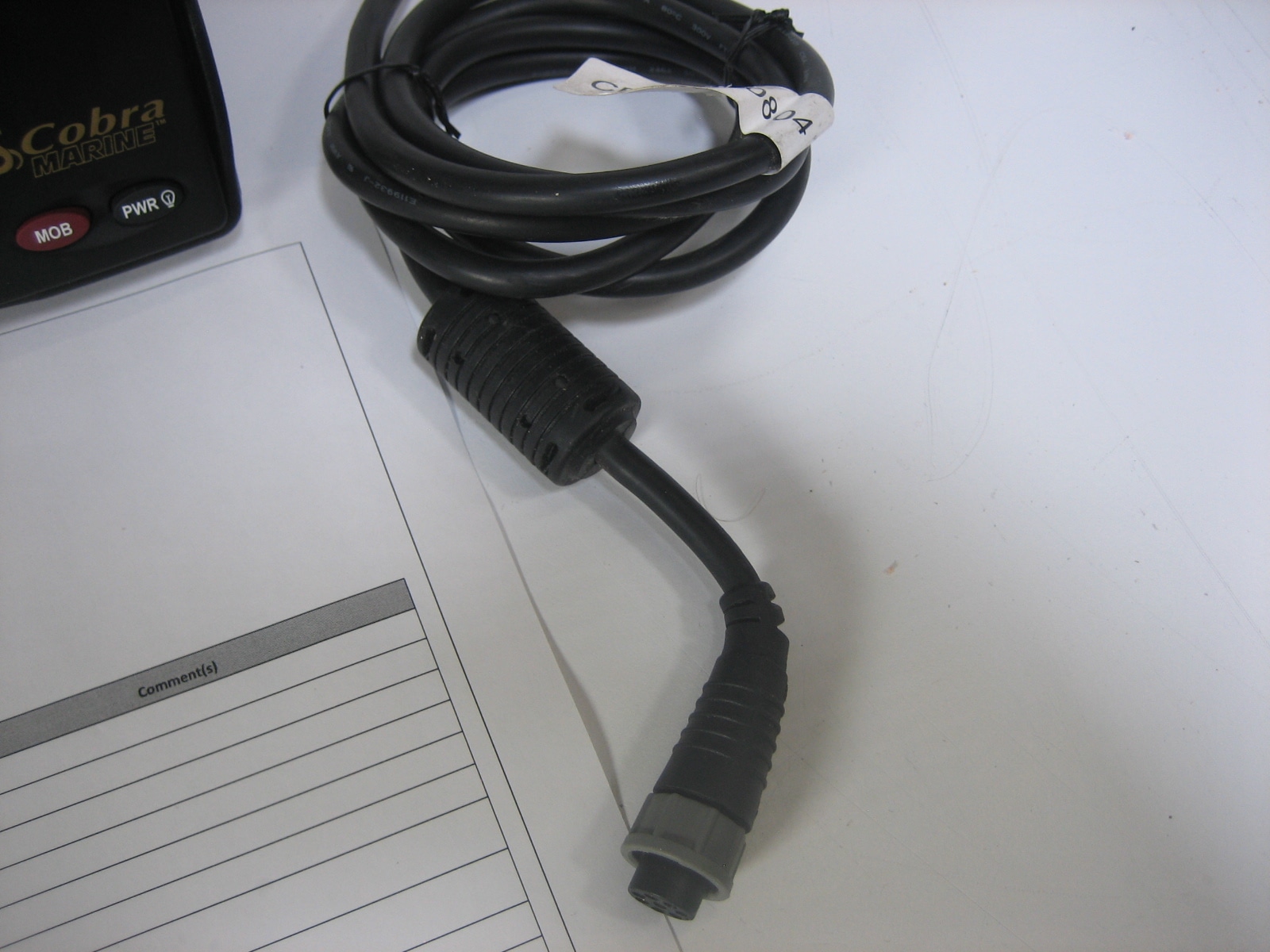 Cobra MC 600Cx GPS Chartplotter HEAD UNIT & POWER CABLE ONLY - Great ...