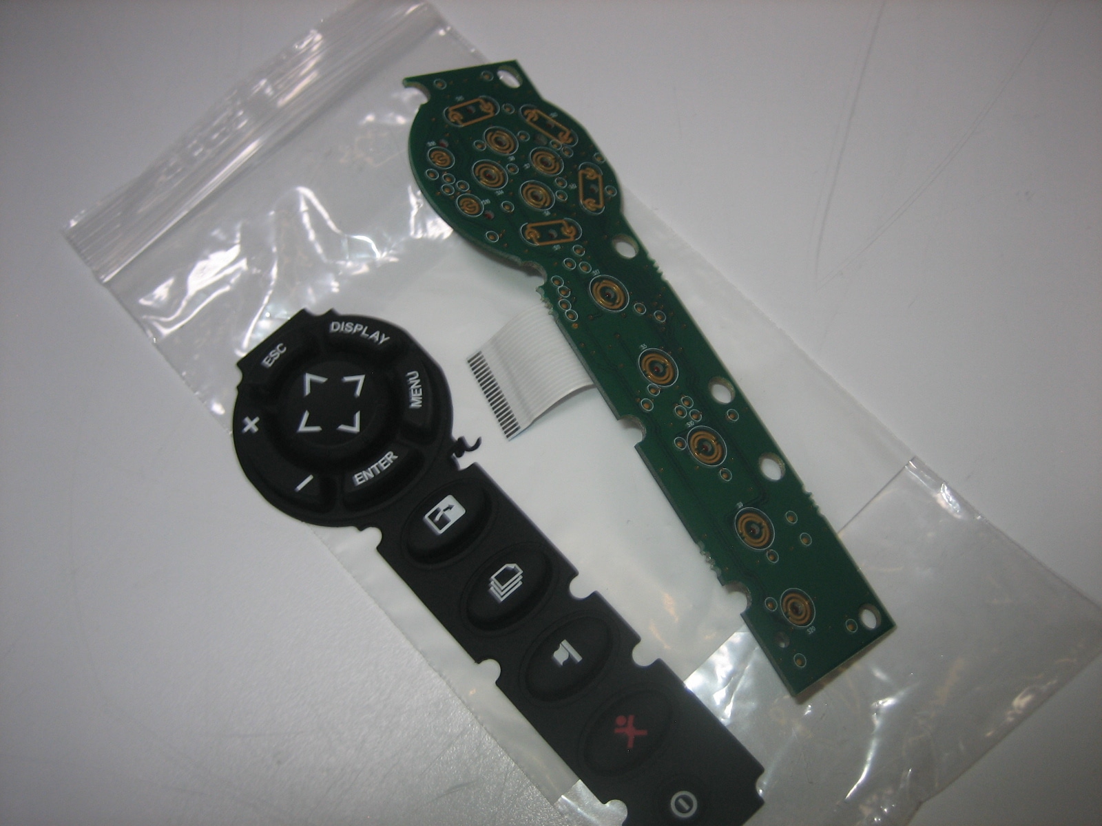 Northstar M84 Navman 8084 Keypad PCB, Rubber Mats, and Ribbon Cable ...