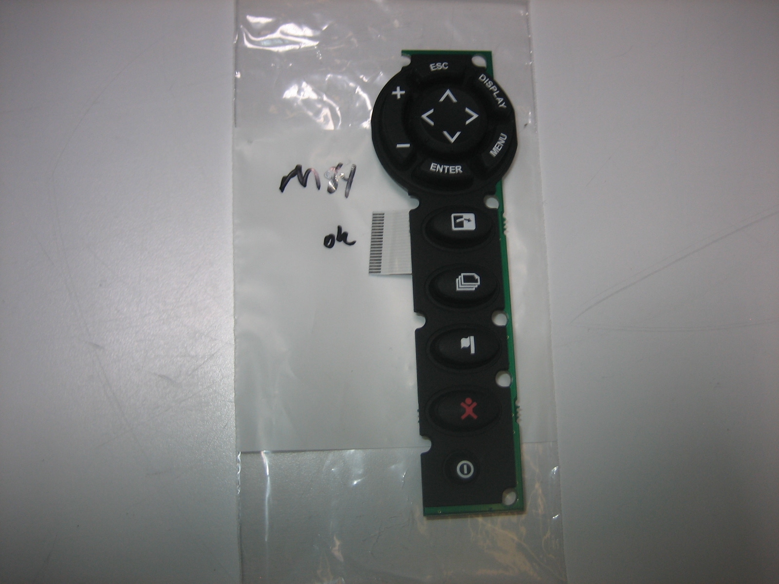 Northstar M84 Navman 8084 Keypad PCB, Rubber Mats, and Ribbon Cable ...