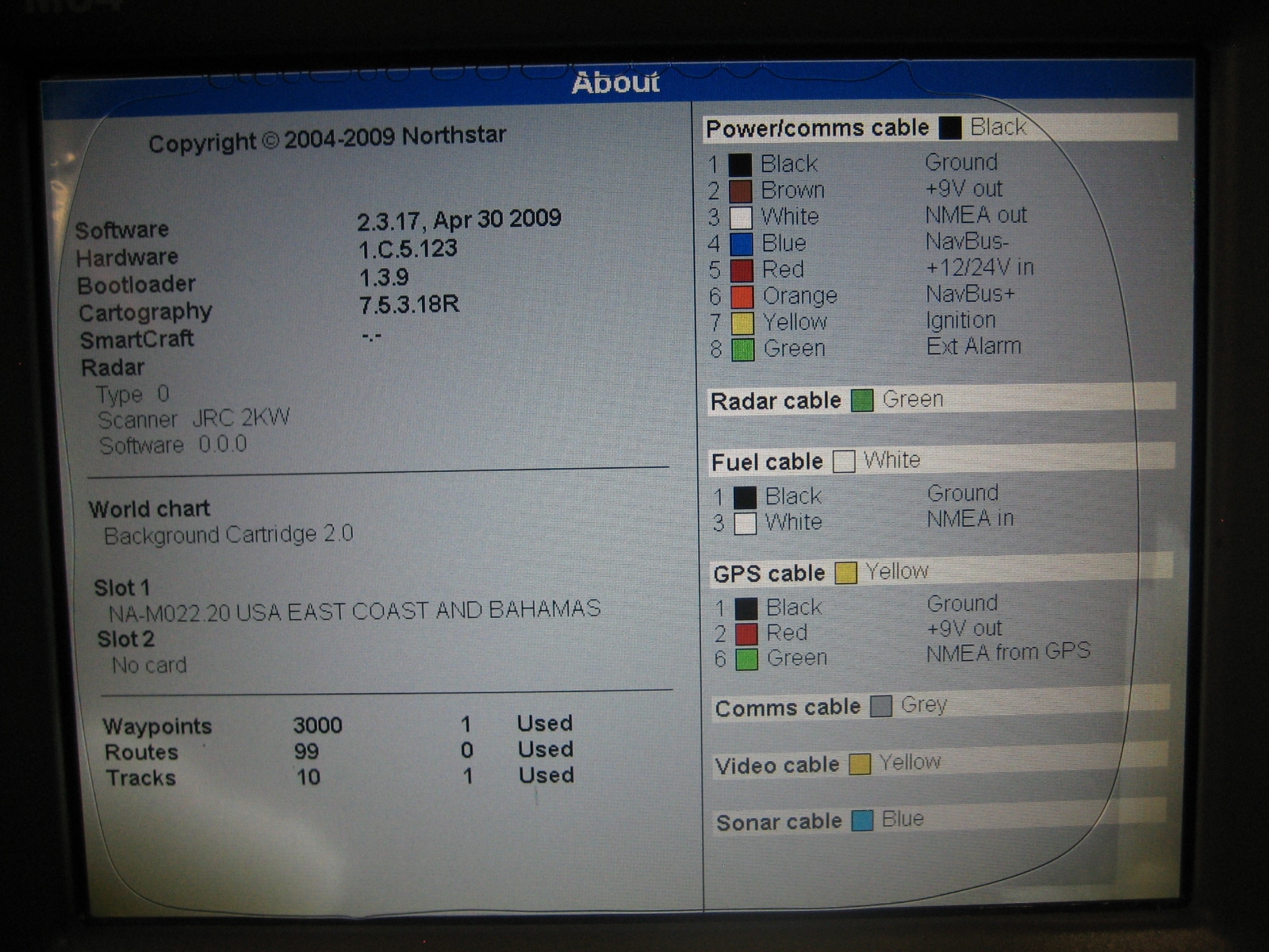 Northstar M84 (Navman 8084 Simrad NX40) MFD Display - Tested & Working ...