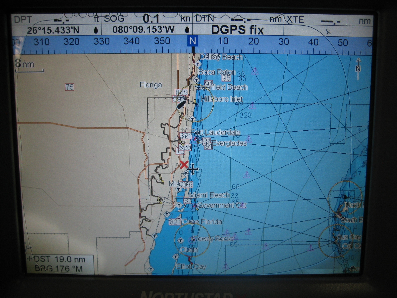 Northstar M84 (Navman 8084 Simrad NX40) MFD Display - Tested & Working ...