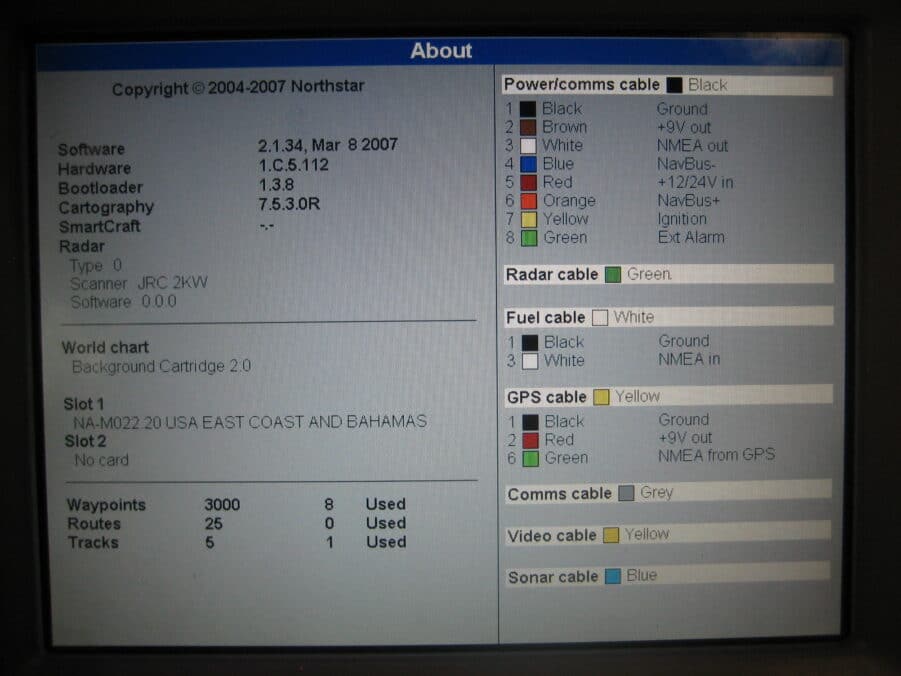 Northstar M84 (Navman 8084 Simrad NX40) MFD Display - Immaculate Clean ...