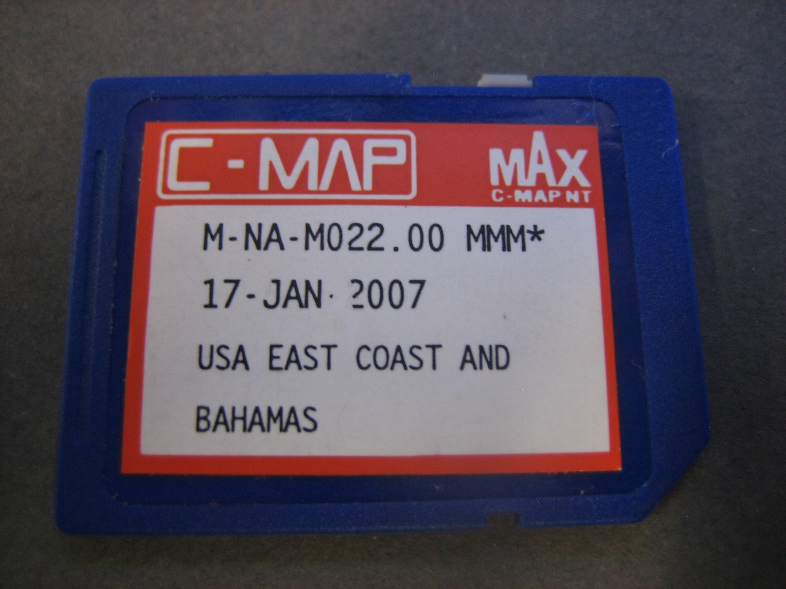 C-Map NT MAX SD Card M-NA-M022.00 USA East Coast and Bahamas - 2007 ...