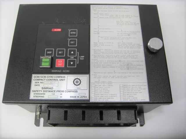 Simrad GC80 Compact Gyro System Gyro compass IMO approved Tested ...