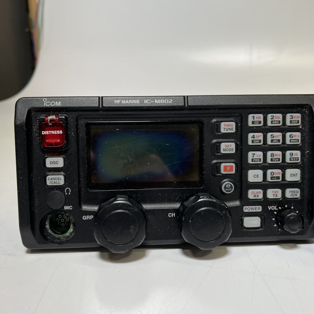 Icom IC-M802 SSB HF Radiotelephone + AT-140 & AT-120 Tuner FOR PARTS ...
