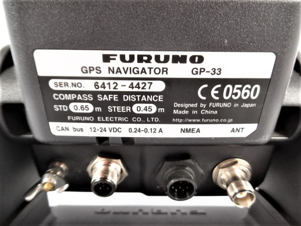 Furuno GP-33 GPS/WAAS Navigator with 4.3" Color LCD Great Cond w ...