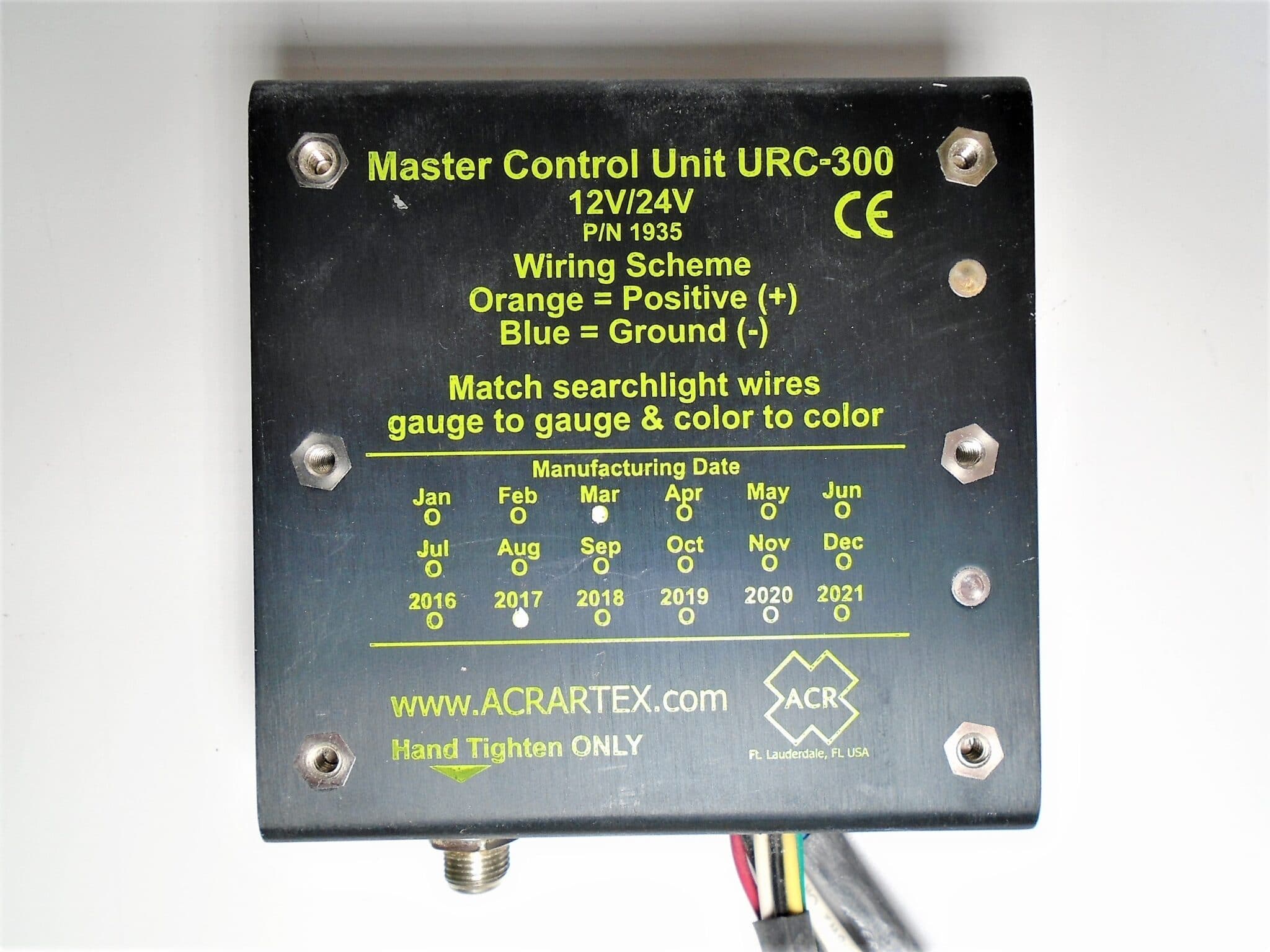 ACR RCL-300A Remote Control 12/24V SearchLight Complete - TESTED GOOD ...