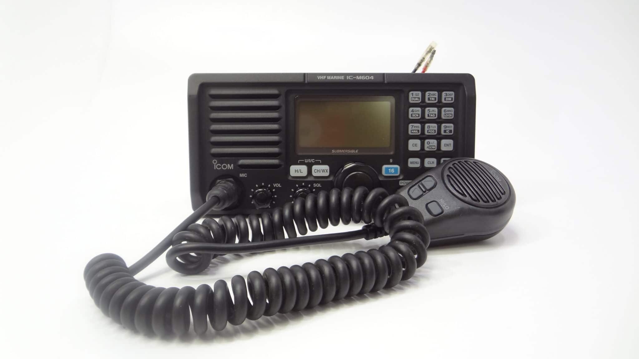 Icom IC-M604 VHF Submersible Fixed Mount Marine Radio Transceiver ...