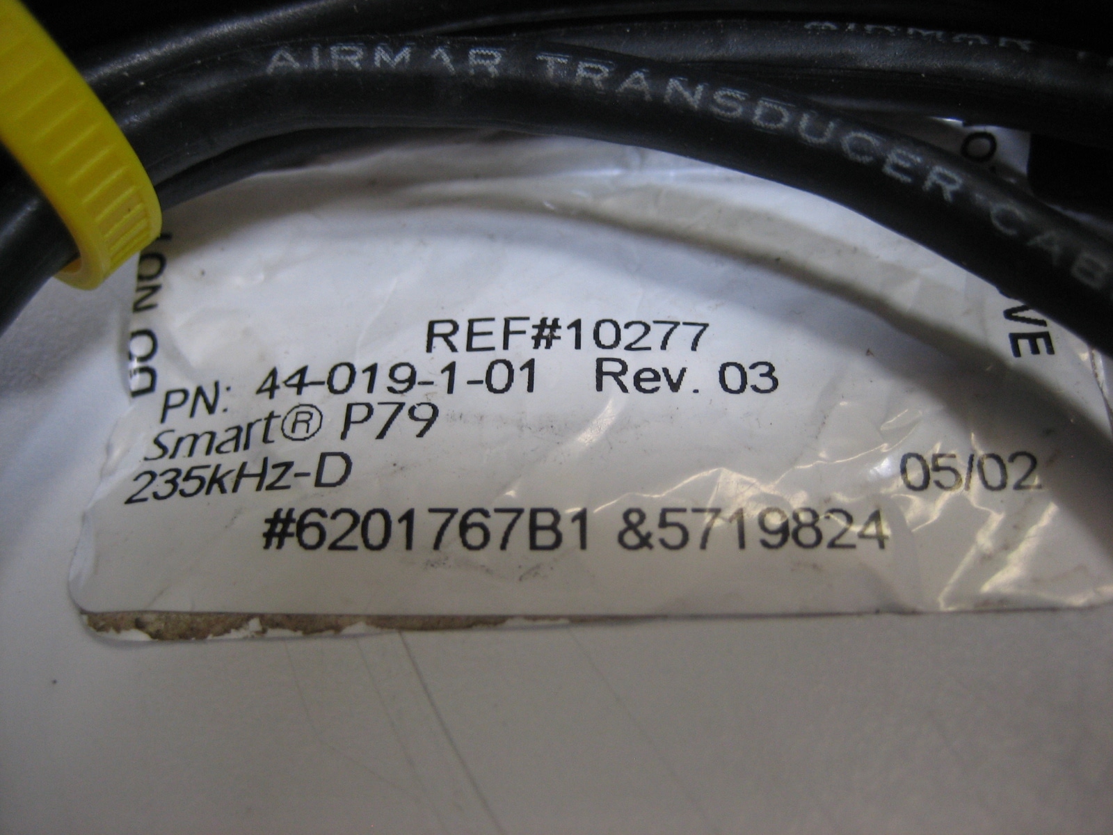 Mercury Smartcraft In-Hull Transducer 79-8M0122502 PARTIAL - (P79 ...