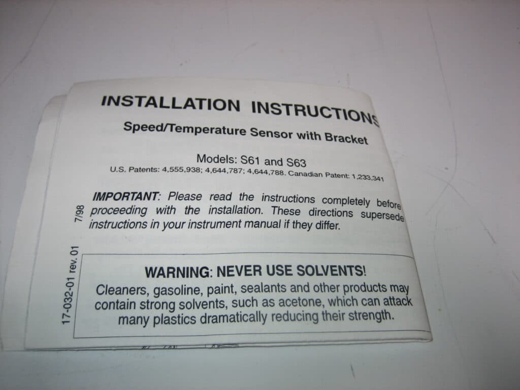 Mercury Smartcraft 859223 Speed Temp Sensor - Transom Mount - NEW - Max ...