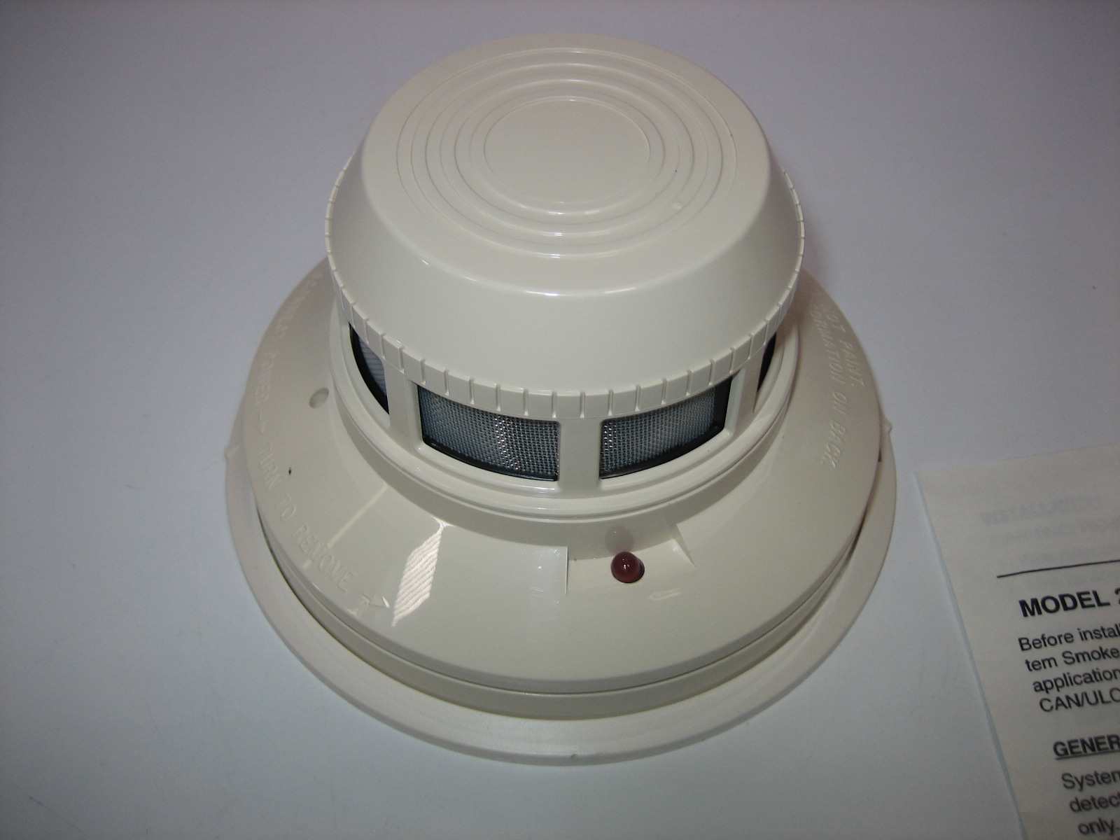 System Sensor 2412 - Direct Wire Smoke Detector - NEW OLD STOCK OPEN ...