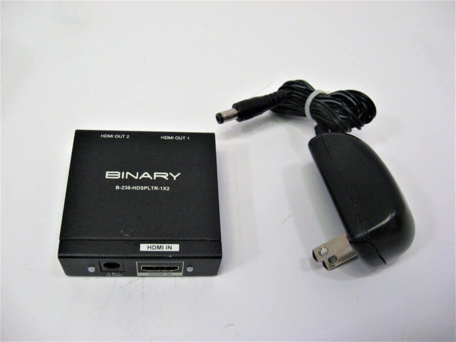 Binary B-230-HDSPLTR-1x2 HDMI Video Splitter w/ AC Adapter - Free US ...