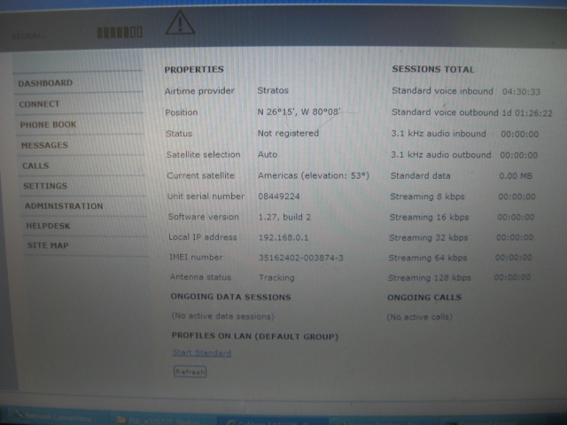 Sailor FB250 Inmarsat FleetBroadband Working Antenna Replacement TT ...