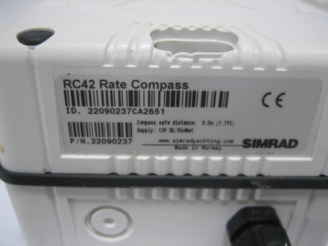 Simrad/RC42N-Rate Compass-N2K/Simnet Heading Sensor/000-10613-001/90Day ...