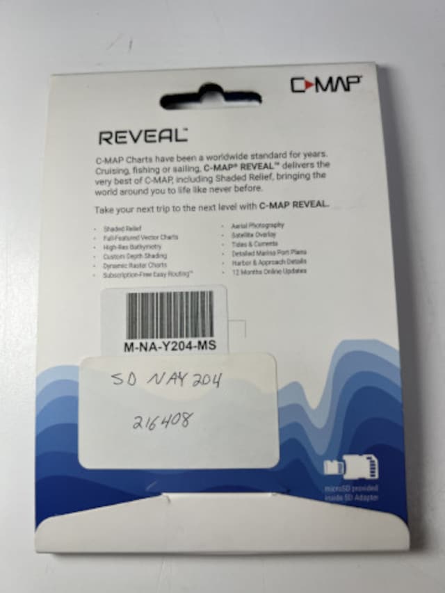 C-Map Reveal NA-Y204-MS SD Card Gulf of Mexico & Bahamas f/ Simrad ...