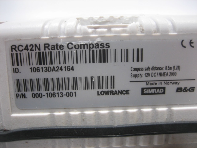 Simrad-RC42N-Rate Compass-N2K/Simnet Heading Sensor-000-10613-001-90Day ...