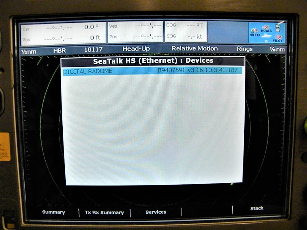 Raymarine RD418HD 4kw 18'' Digital Radome w/NEW 10m Cable*LOW HOURS*90 ...