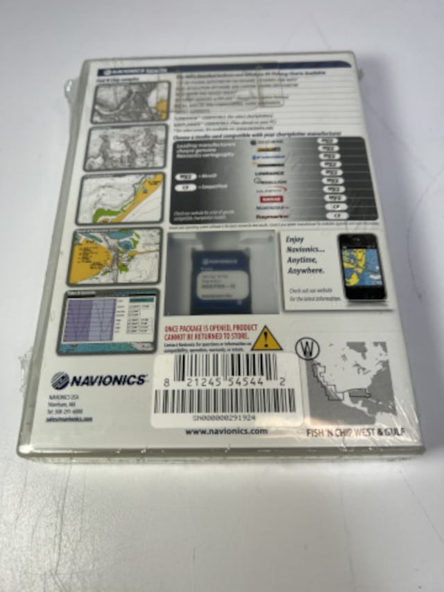 Navionics MSD Fish 'N Chip Fishing Charts USA West & Gulf MSD/FISH-W ...