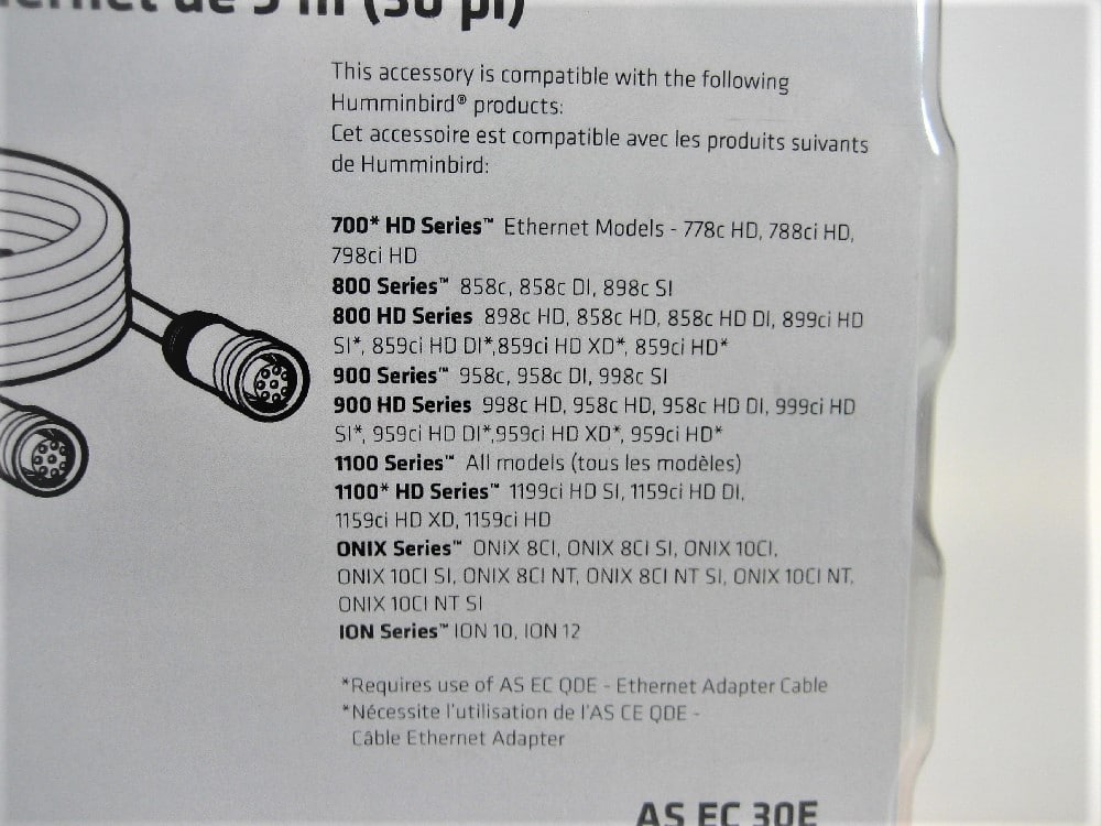 Humminbird - 30ft (9.14m) Ethernet Cable - AS EC 30E - PN720073-4 - New ...
