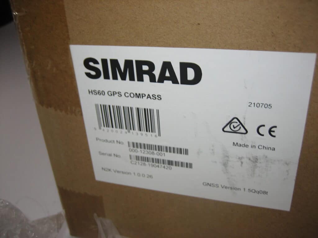 Simrad/Navico/B&G/Lowrance HS60 Satellite Compass 000-12308-001 *OPEN ...