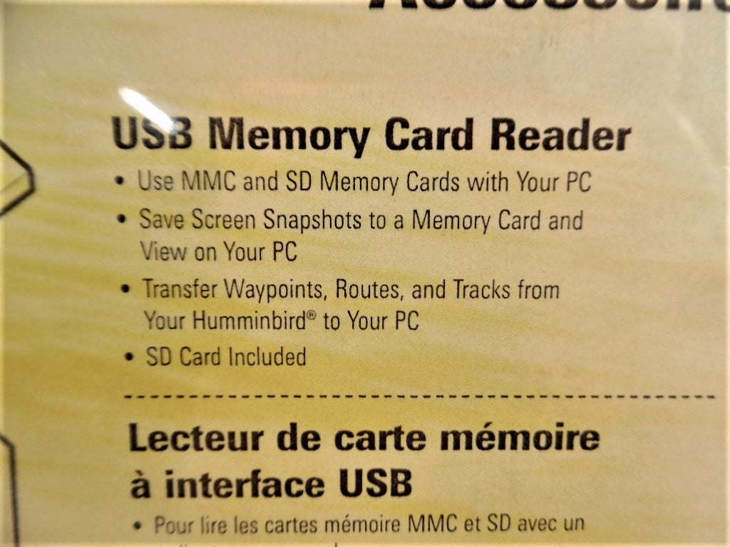 Humminbird - NEW OLD STOCK - USB Memory Card Reader - AS CR - 700037-1 ...